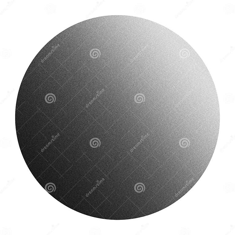 Textured Gray Sphere on White Background Stock Image - Illustration of ...