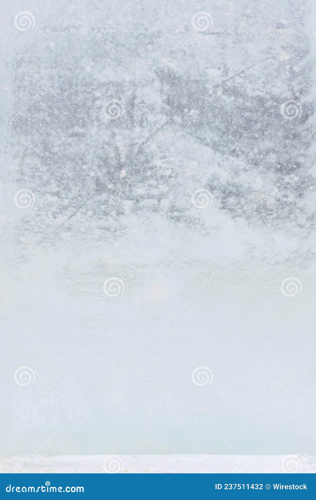 The Textured Surface of a Translucent Large Ice Slab. Stock Photo ...