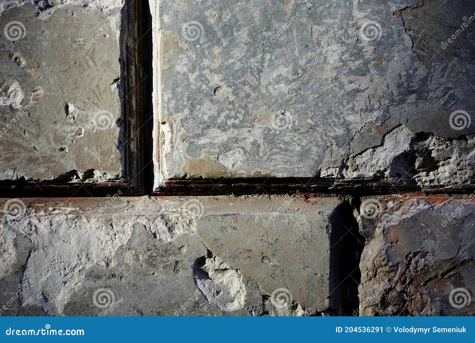 Textured Gray Wall with Grooves Collapsing Rectangles Stock Image ...