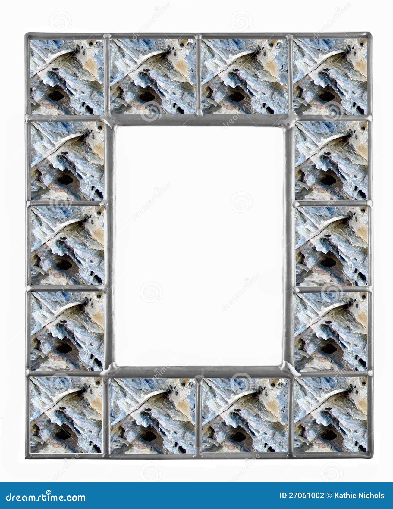 Textured Grey Picture Frame Stock Photo - Image of background, carving ...