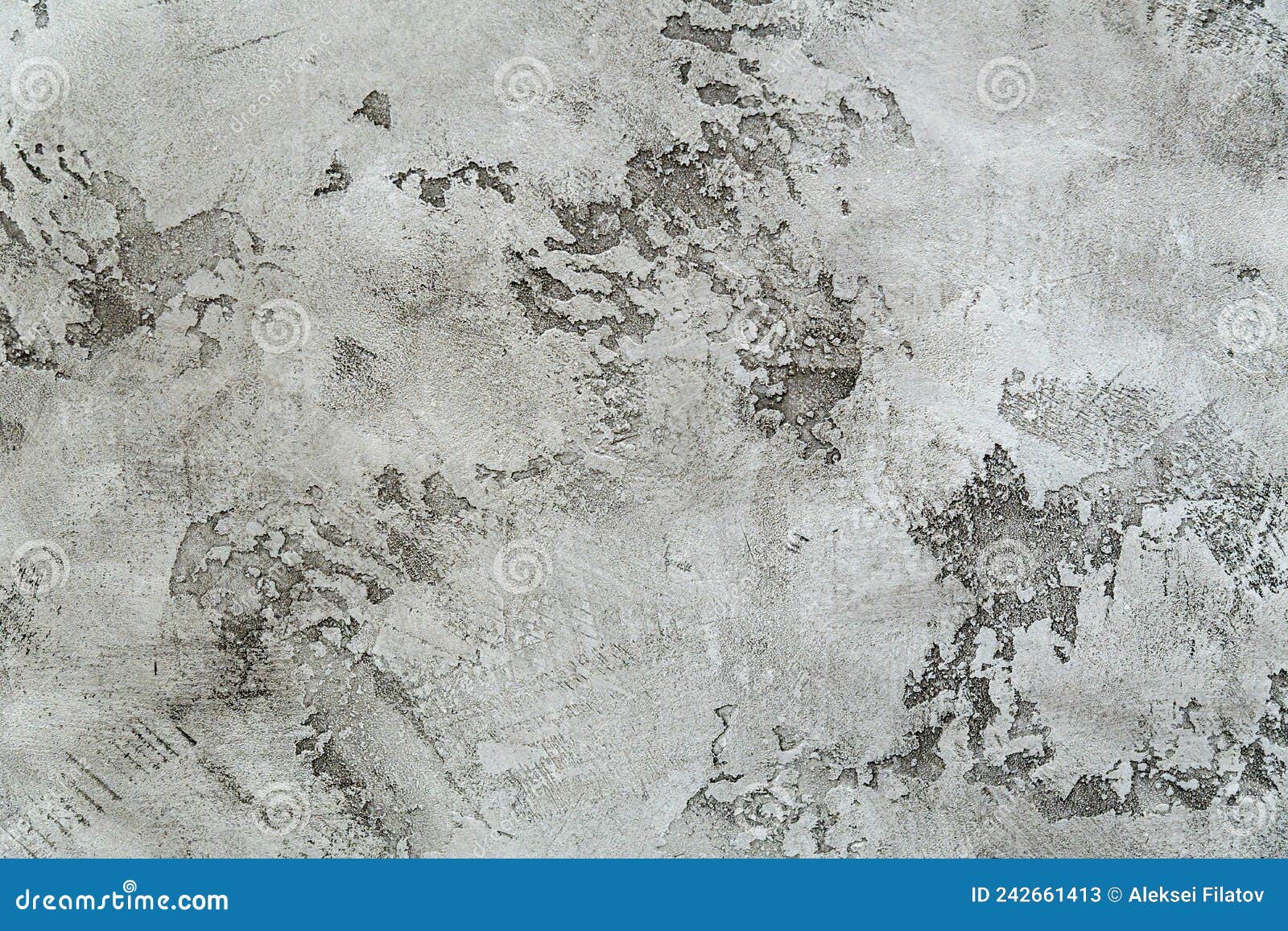 Textured Grey Putty. the Background Texture of Venetian Plaster As a ...