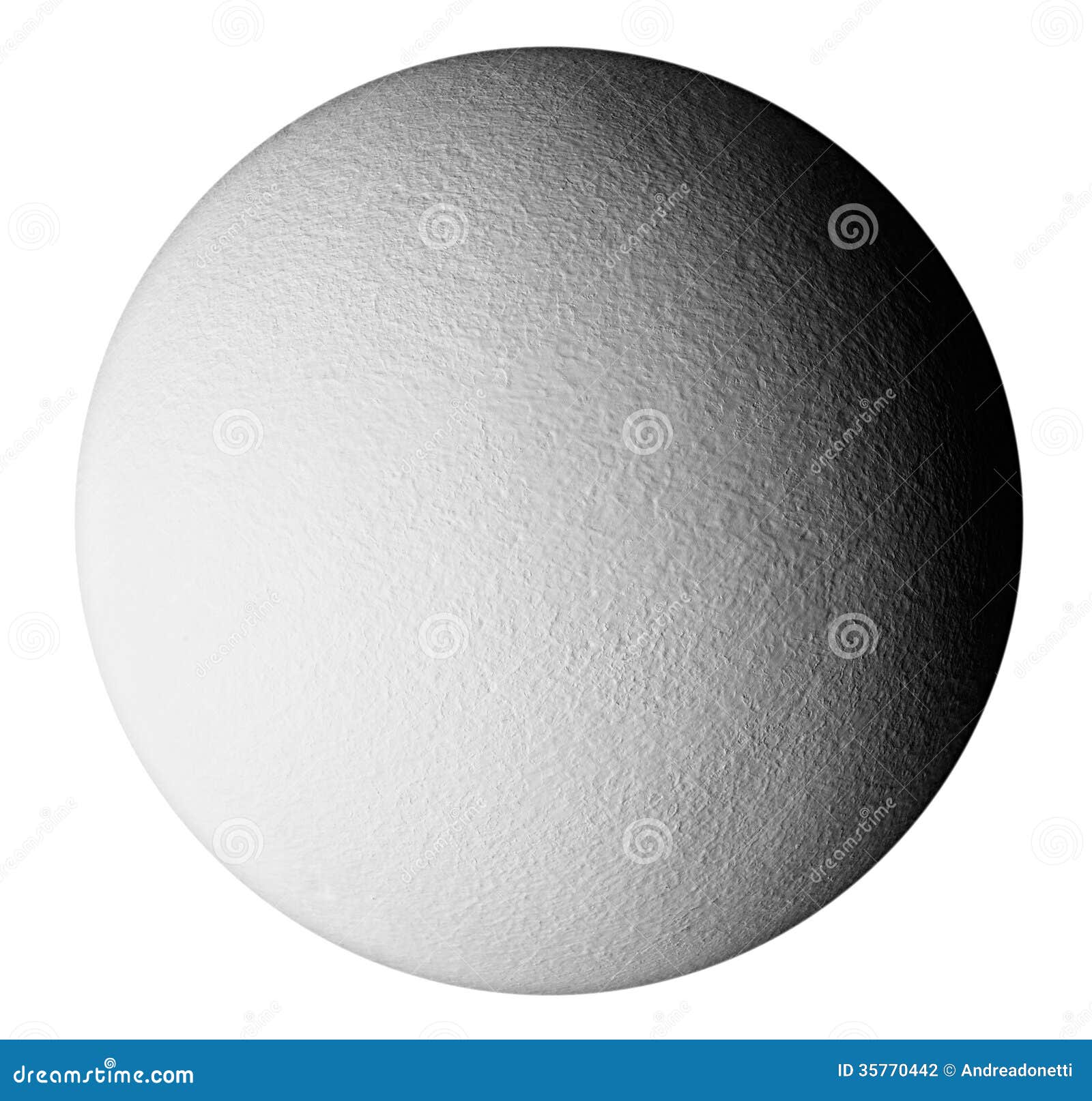 A Textured Grey Sphere with Shadows Stock Photo - Image of isolated ...