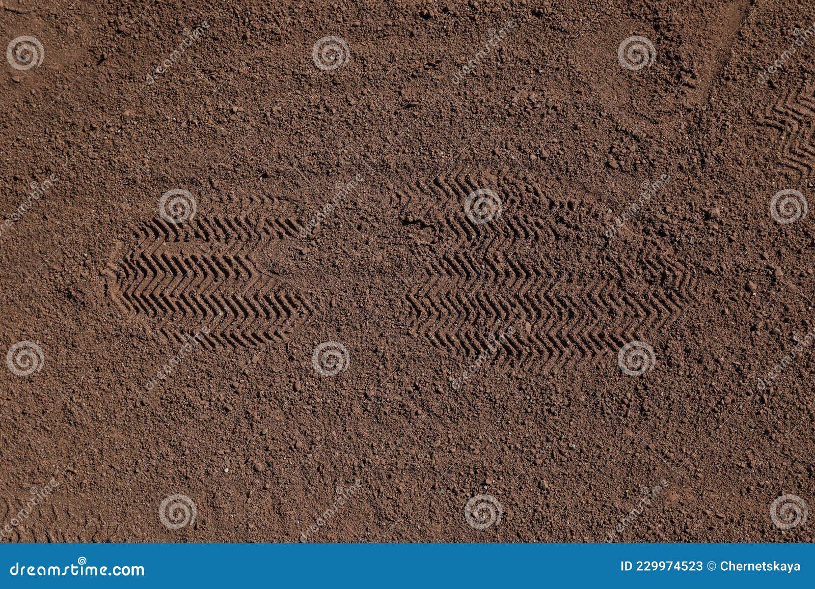 Textured Ground Surface with Footprint Stock Image - Image of brown ...