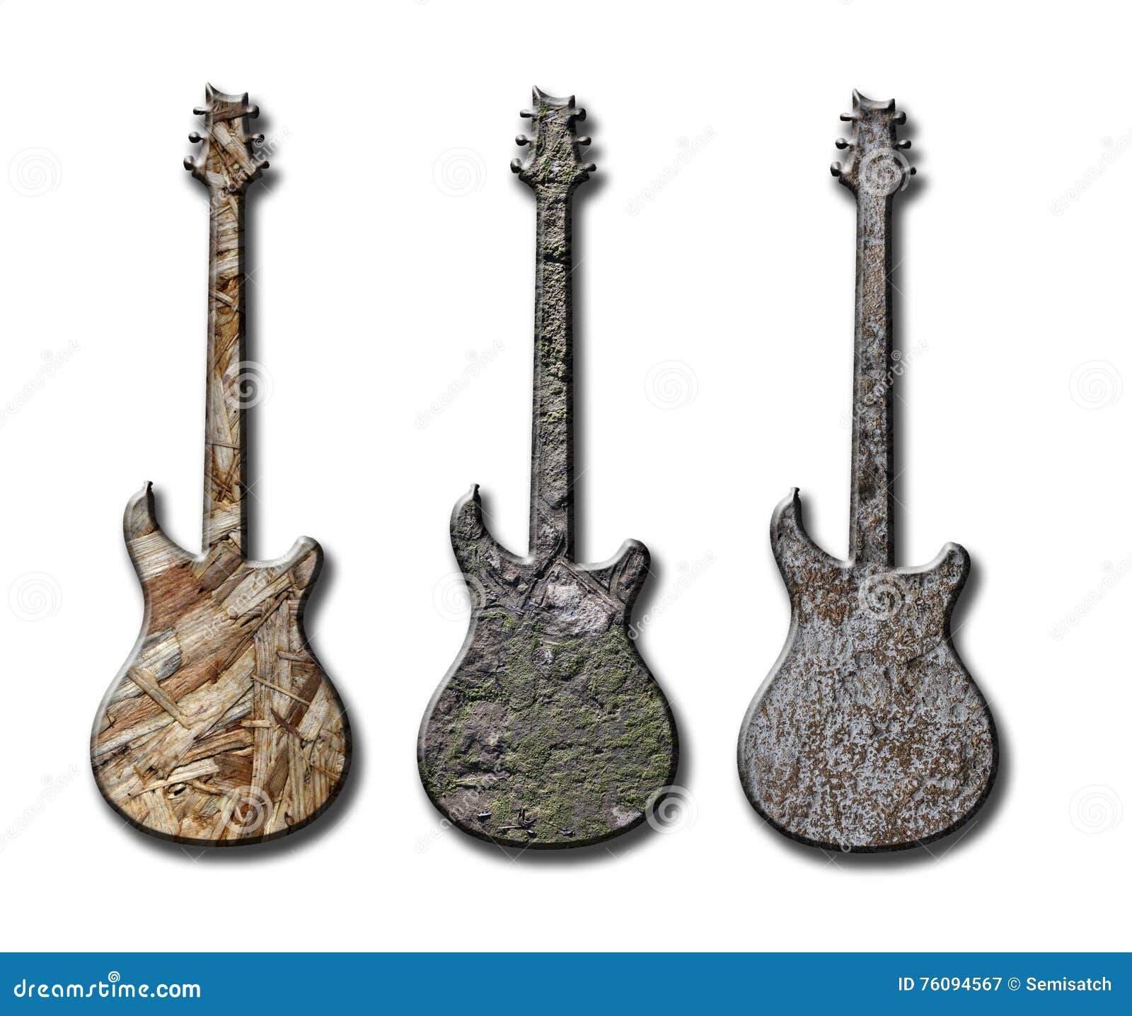 Textured guitar shapes stock image. Image of detail, closeup - 76094567