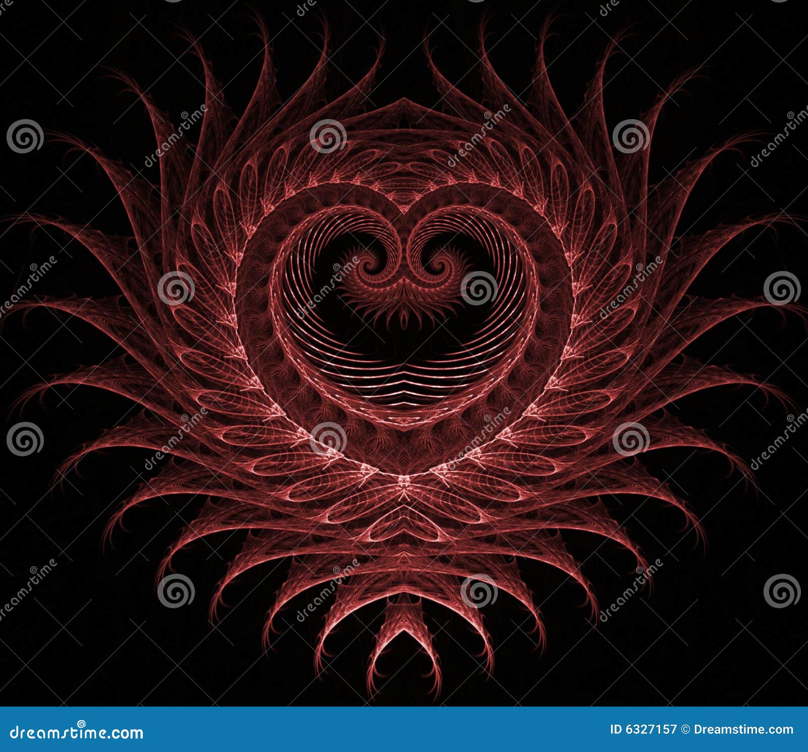 Textured Heart Abstract stock illustration. Illustration of dark - 6327157