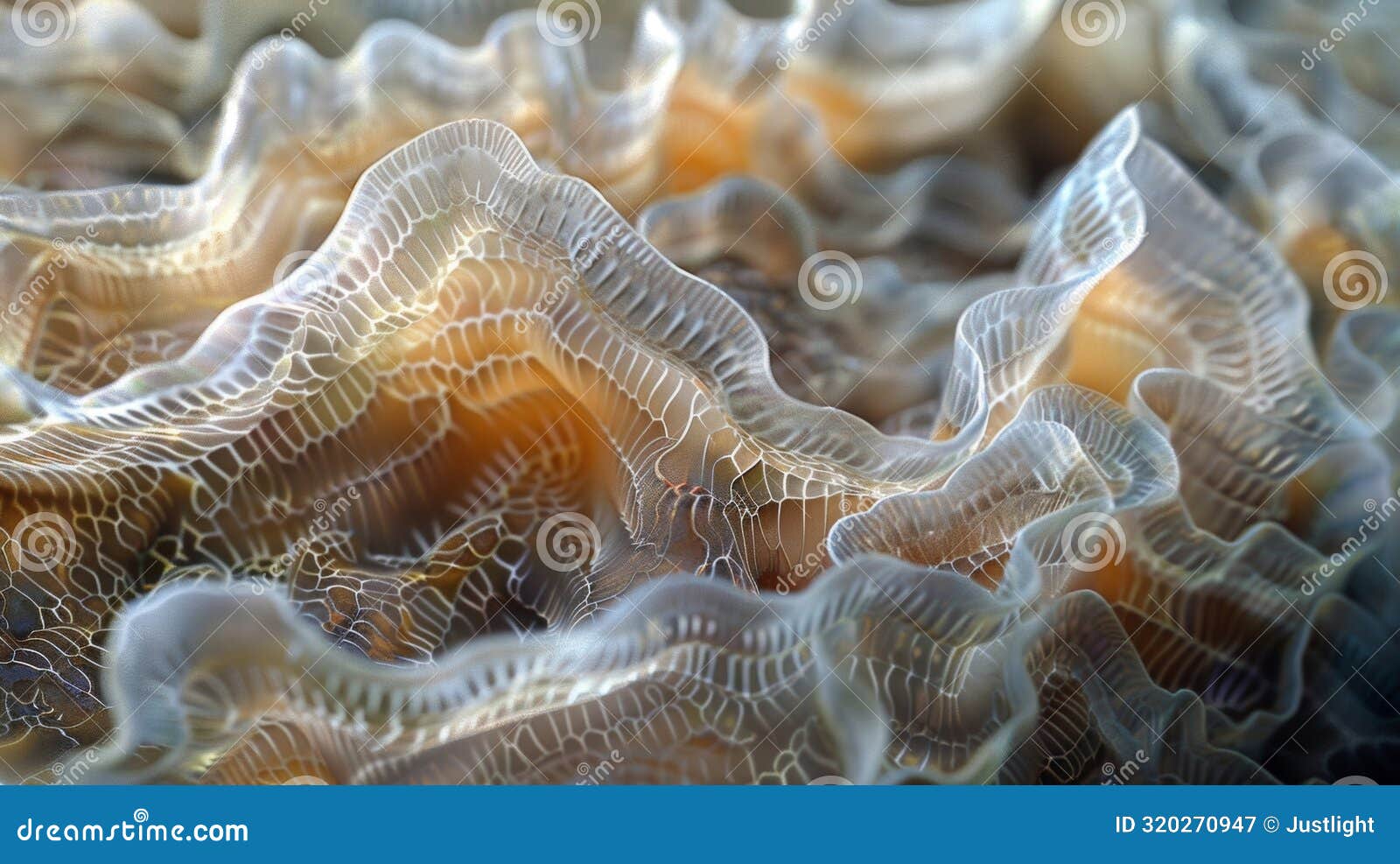 A Textured Image of a Luminescent Seashell with a Rough Bumpy Surface ...