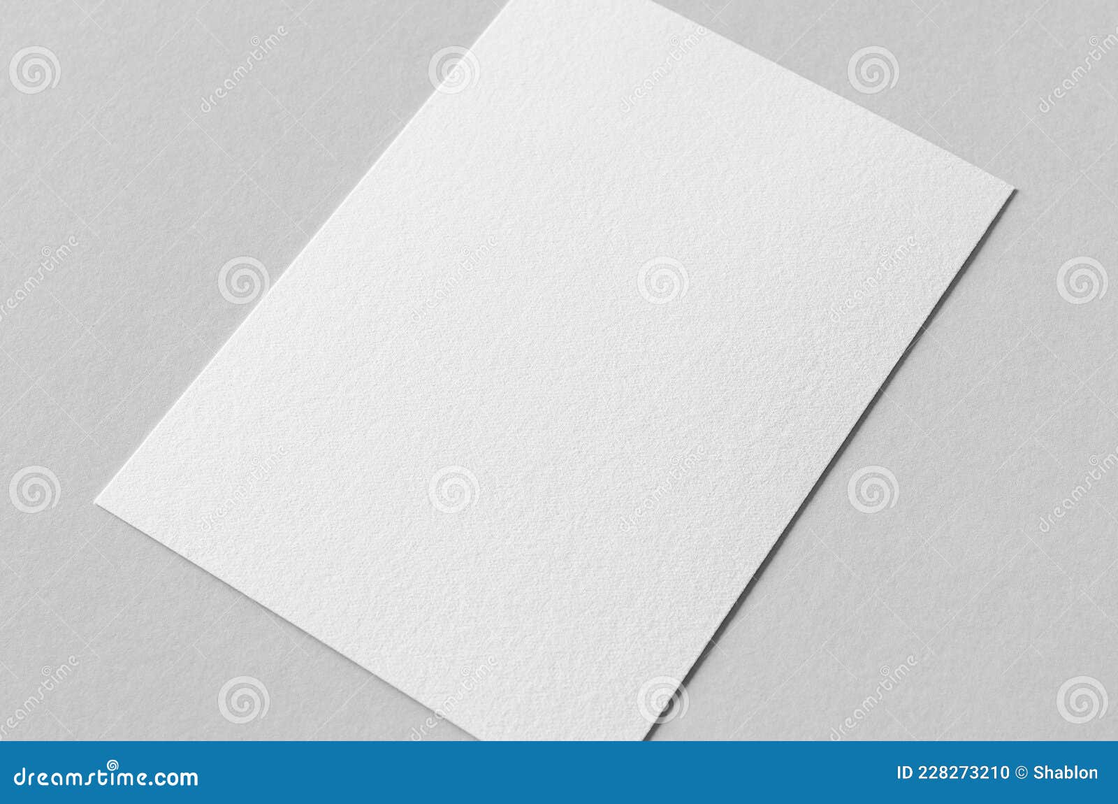 Textured A6 Invitation Card or Flyer Mockup, Portrait Orientation Stock ...