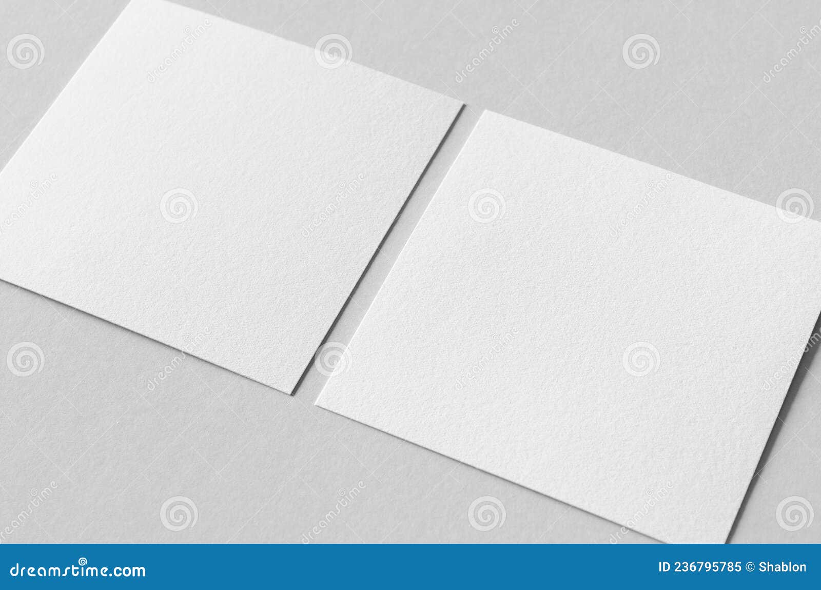 Textured Invitation Card or Flyer Mockup, Square Size Stock Image ...