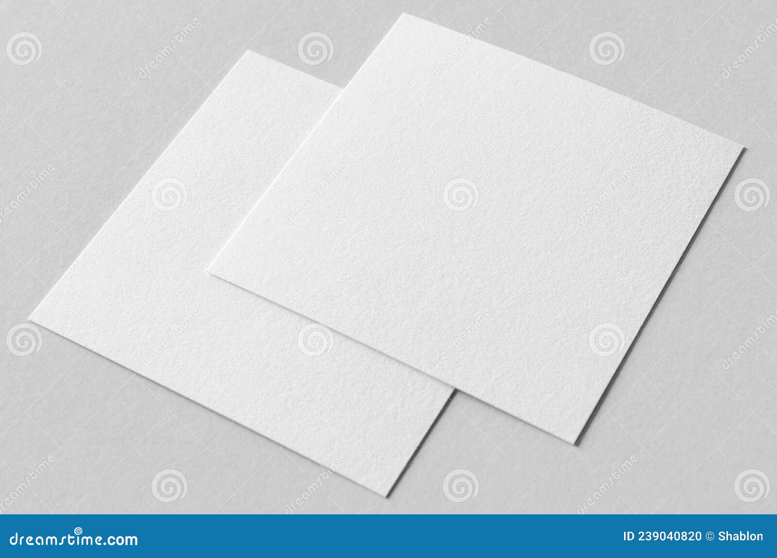 Textured A6 Invitation Card Or Flyer Mockup, Portrait Orientation Stock ...