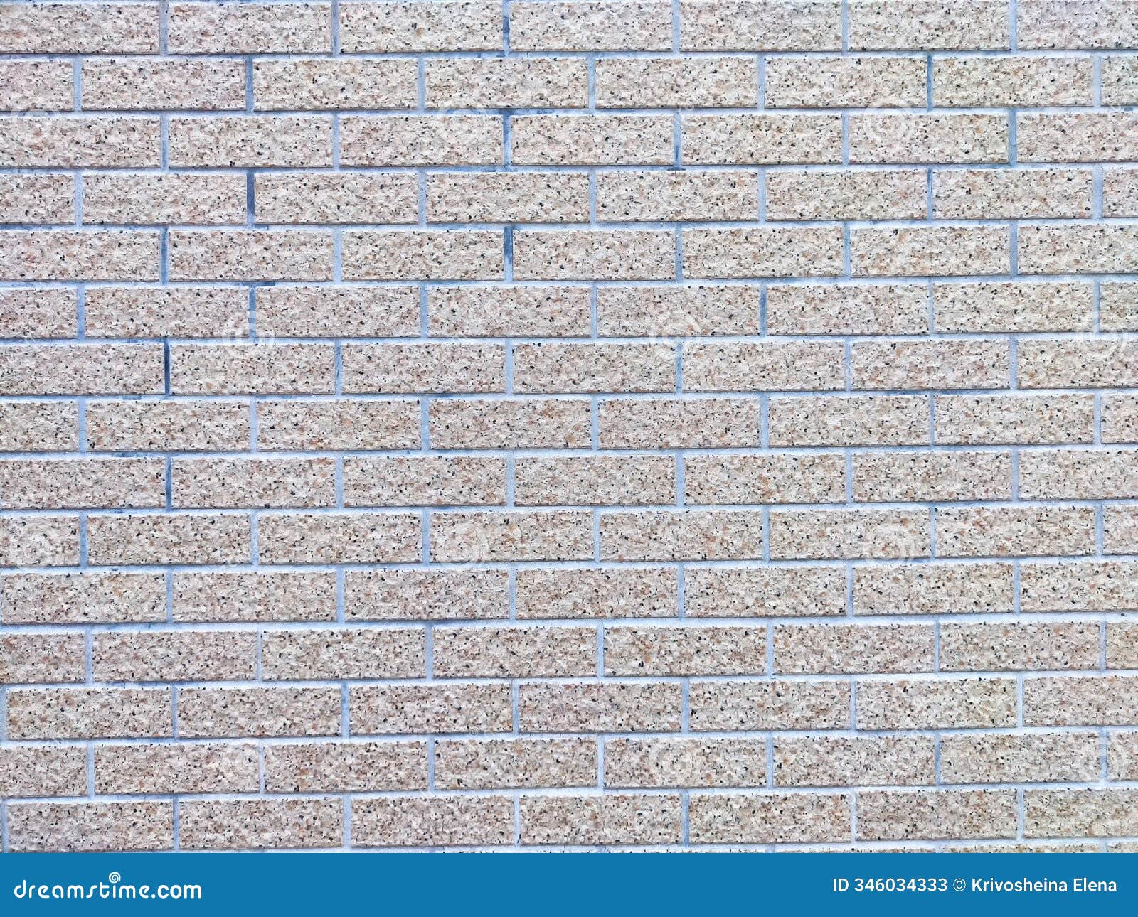 Textured Light-colored Brick Wall with Uniform Layout in Urban Setting ...