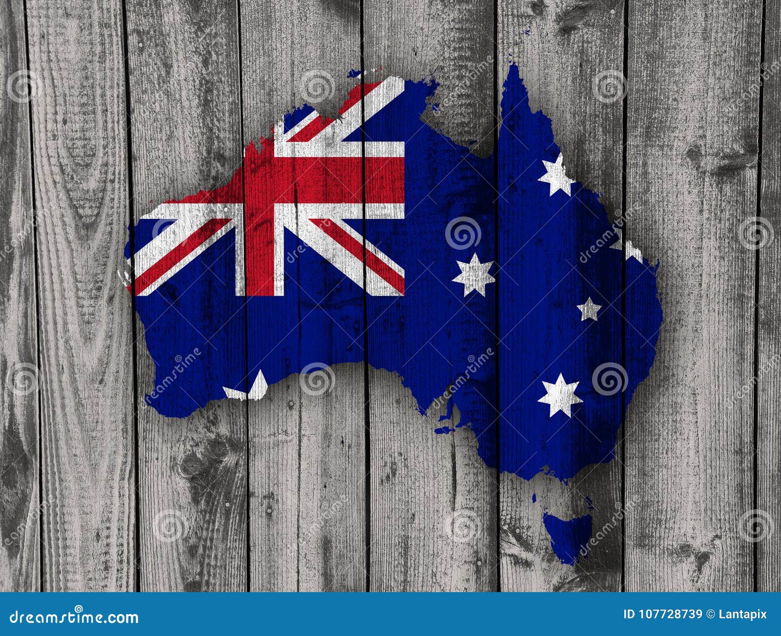 Textured Map of Australia in Nice Colors Stock Illustration ...