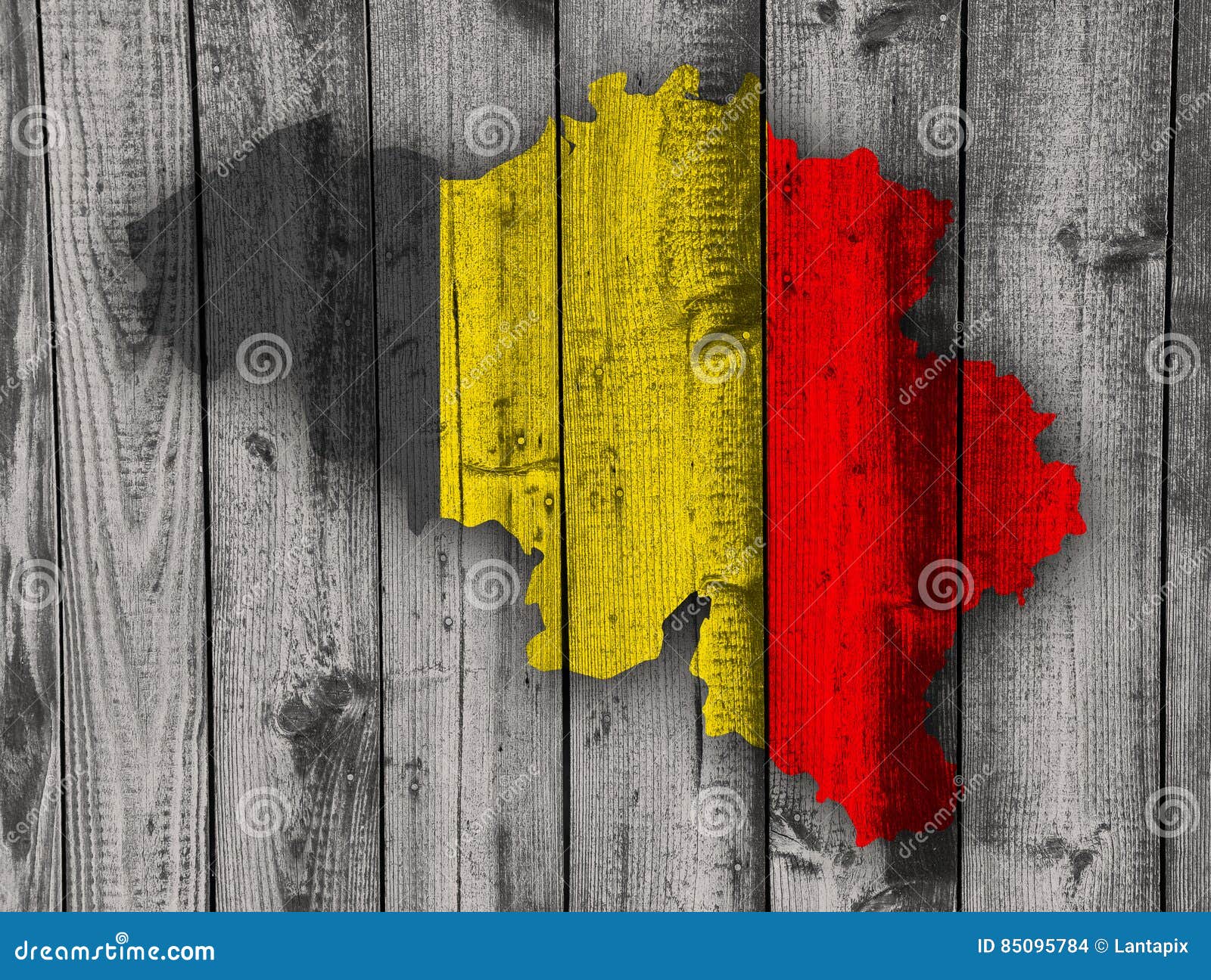 Textured Map of Belgium in Nice Colors Stock Illustration ...