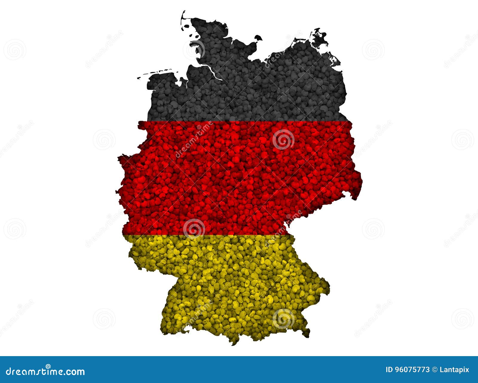 Textured Map of Germany in Nice Colors Stock Image - Image of shadow ...