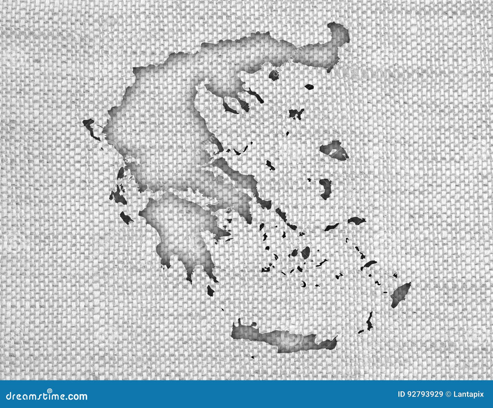 Textured Map of Greece in Nice Colors Stock Image - Image of national ...