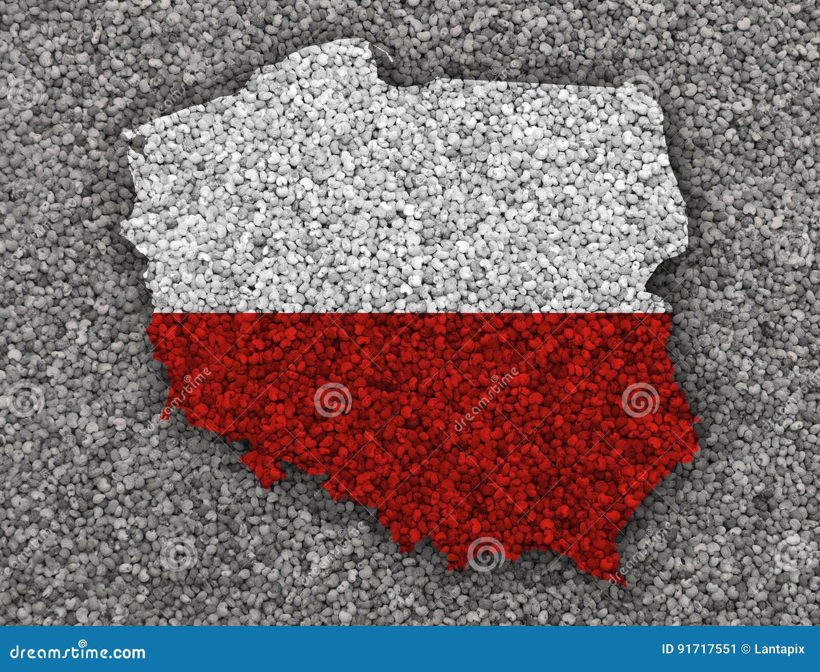 Textured Map of Poland in Nice Colors Stock Image - Image of flag, sign ...
