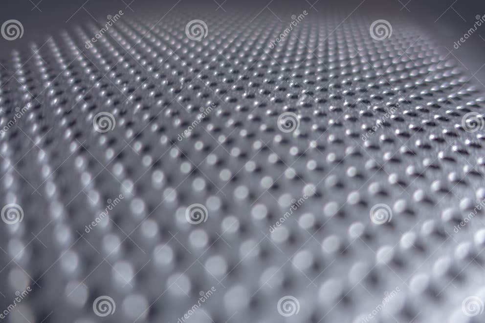 Textured Metal Hole Pattern Surface in Angle Stock Photo - Image of ...