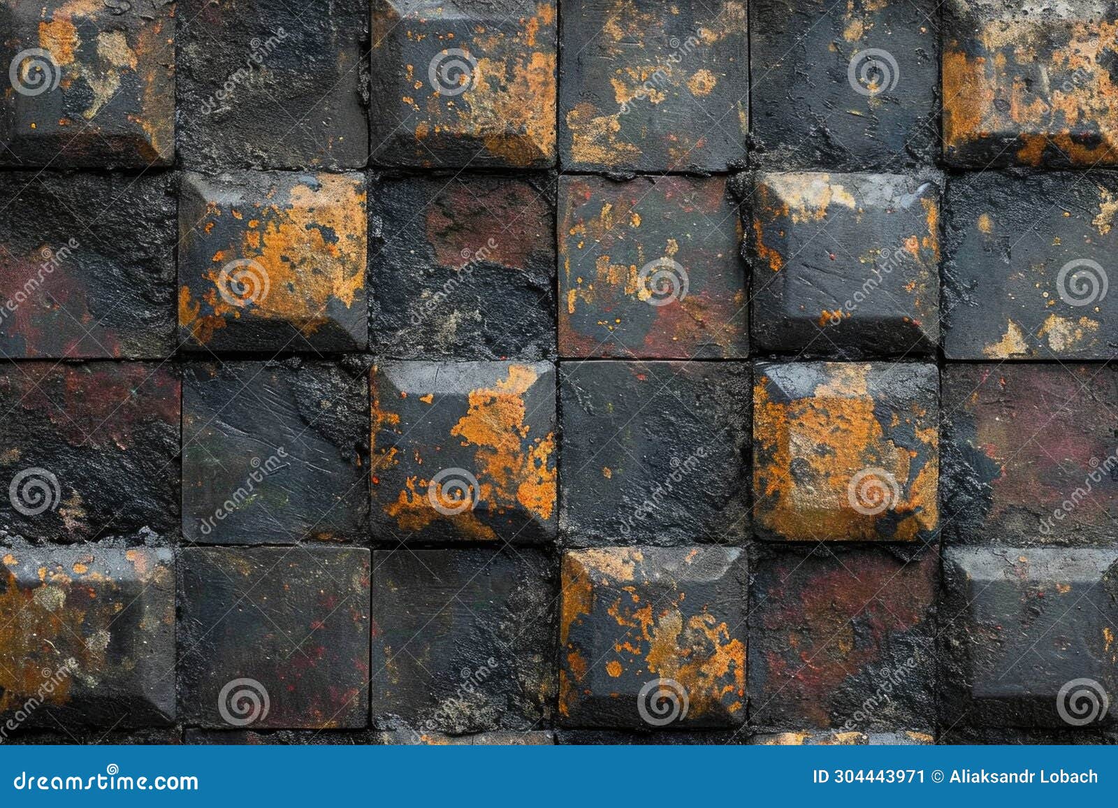 Textured Metal Squares of Bronze Color with Scuffs. Texture Stock ...