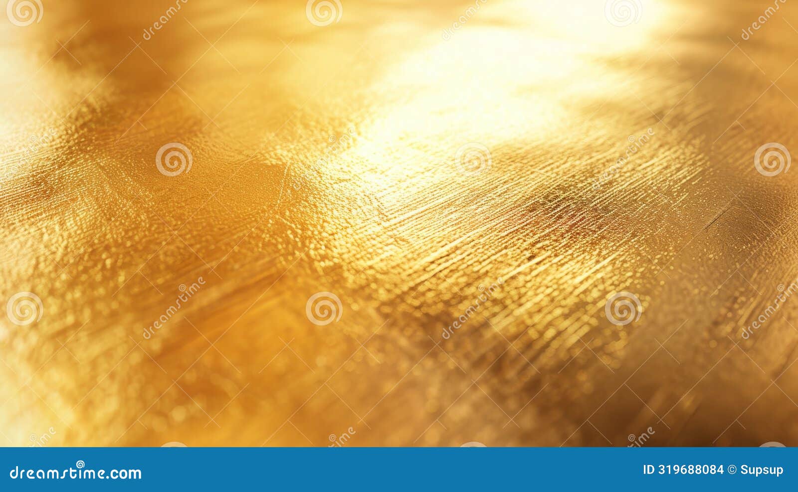 Textured Metallic Gold Foil Surface Glimmering in Light for Elegant ...
