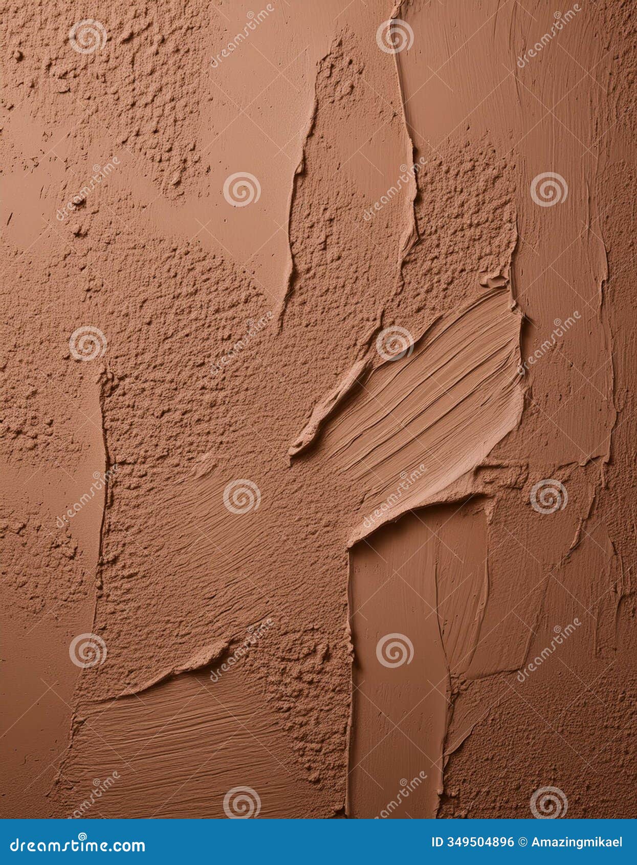Textured Mocha Mousse Painted Wall Background with Gritty Surface Stock ...