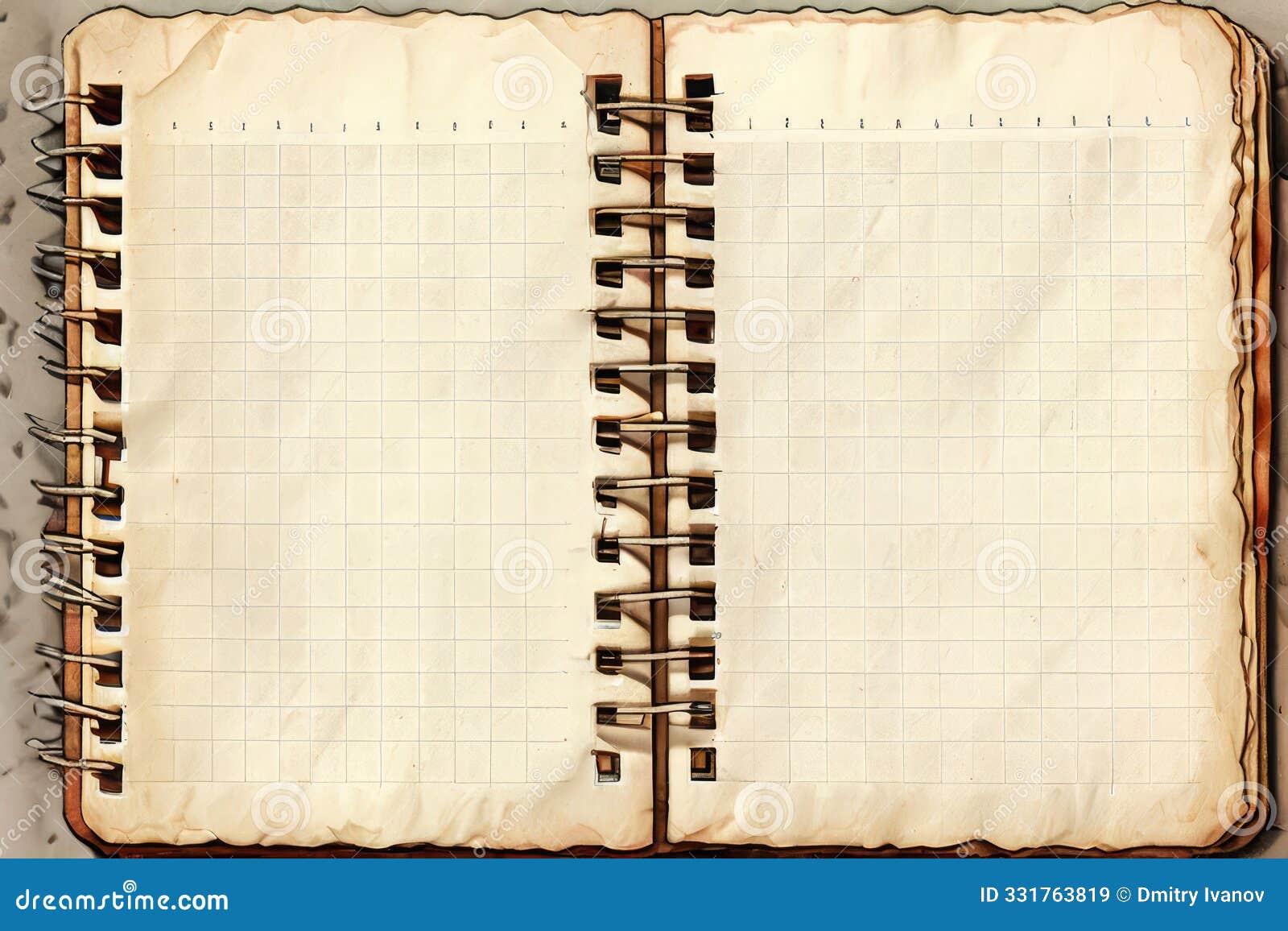 Textured Notebook Paper a Pixel Art Representatio Strange Old Stock ...