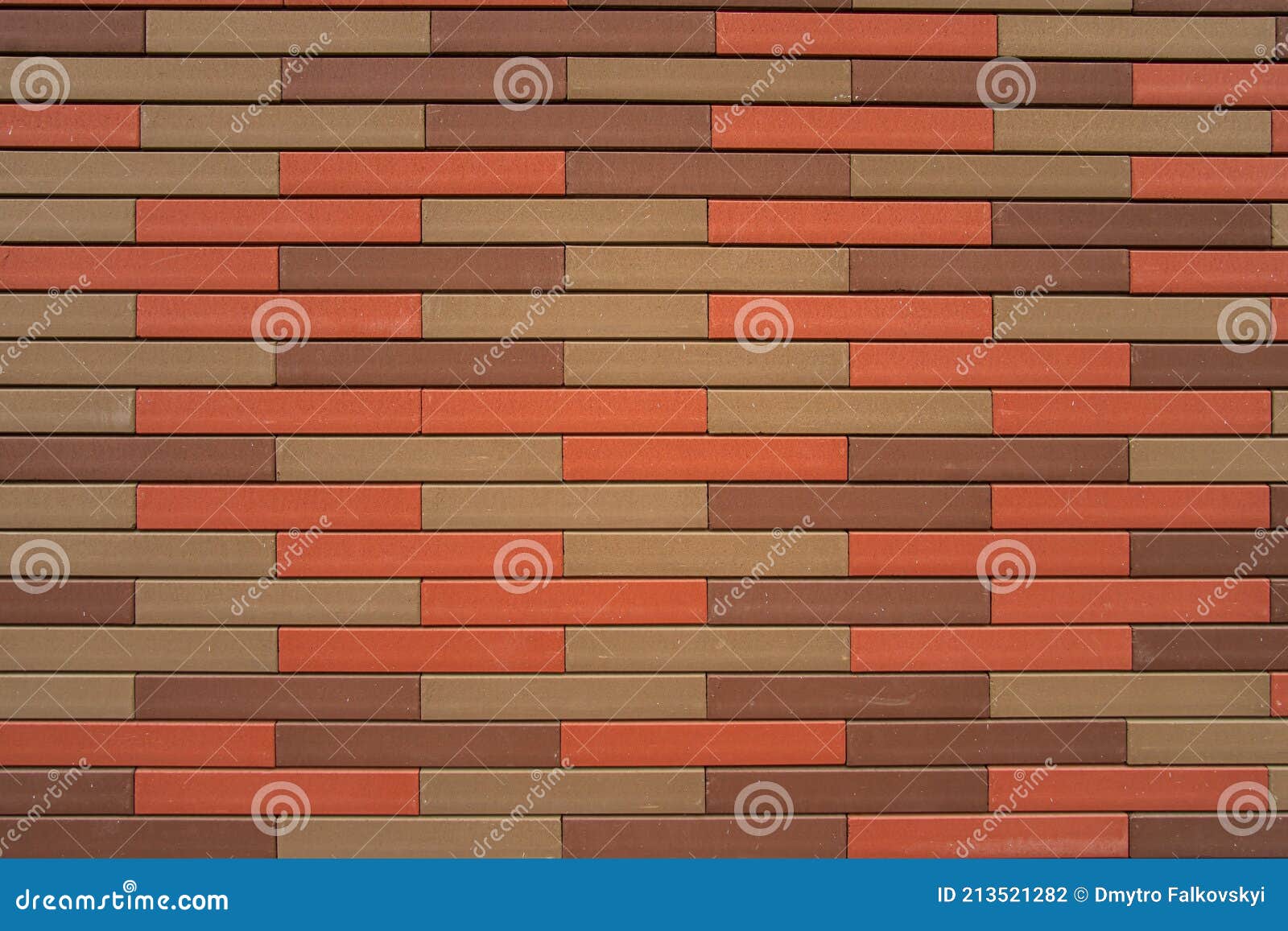 Textured Oblong Ceramic Tiles in Warm Colors Stock Photo - Image of ...