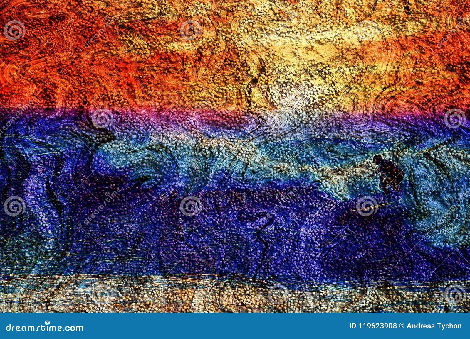 Textured Ocean and Surfing Background Stock Photo - Image of outdoor ...
