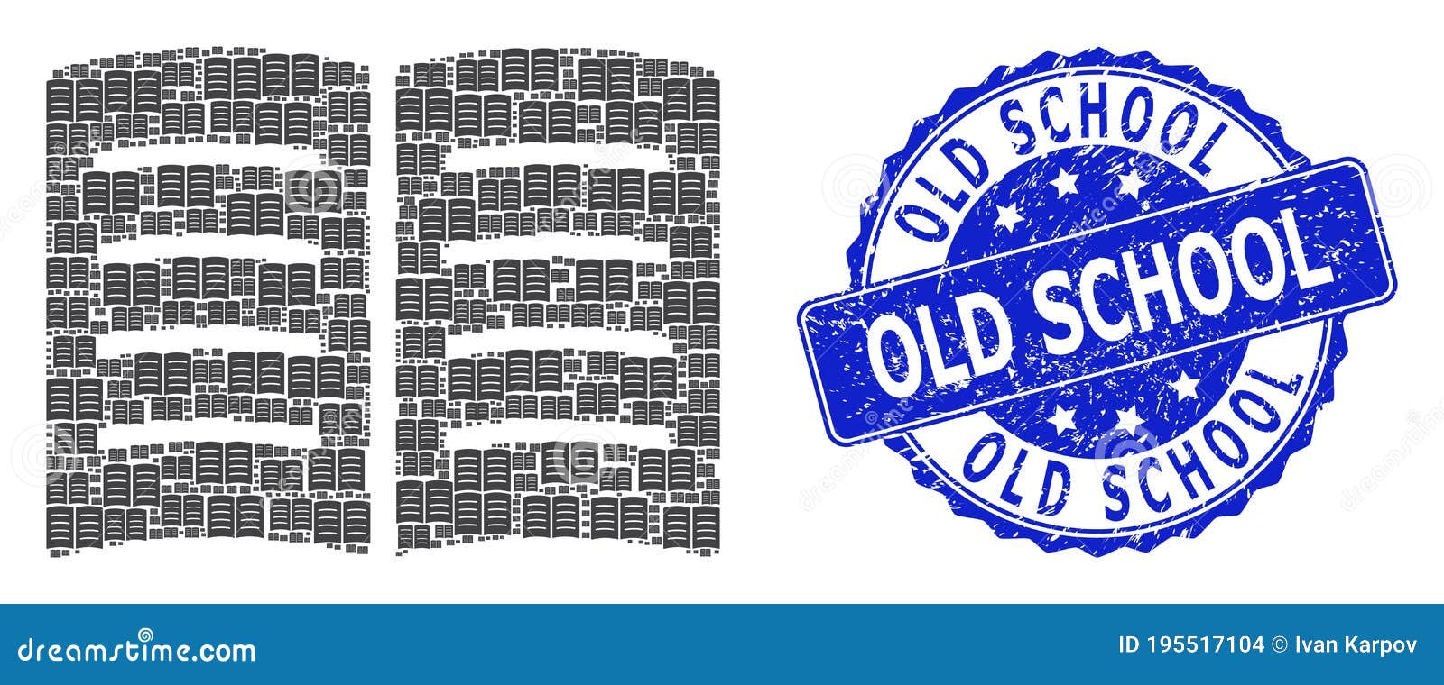 Recursion Open Door Isolated. Repeating Doors Vector Illustration ...