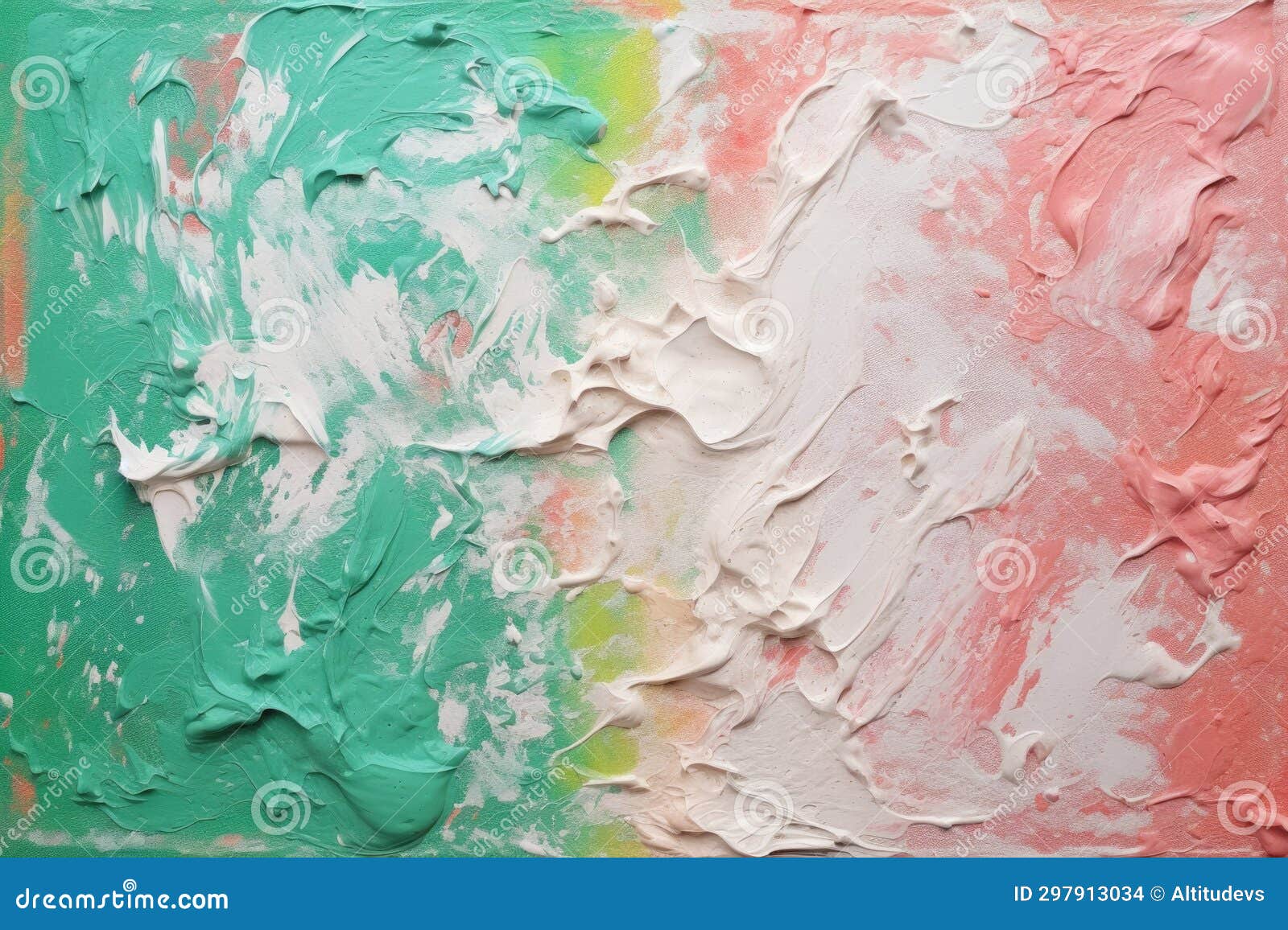Textured Paint Foam on a Canvas Stock Photo - Image of supplies, modern ...