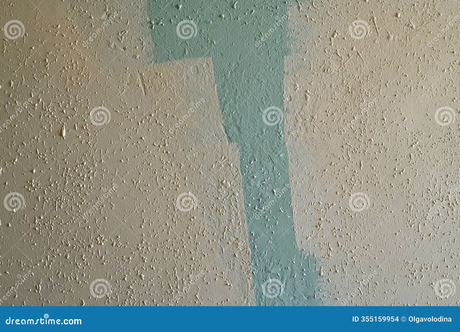 Textured Paint for an Interior Wall Work Stock Photo - Image of ...