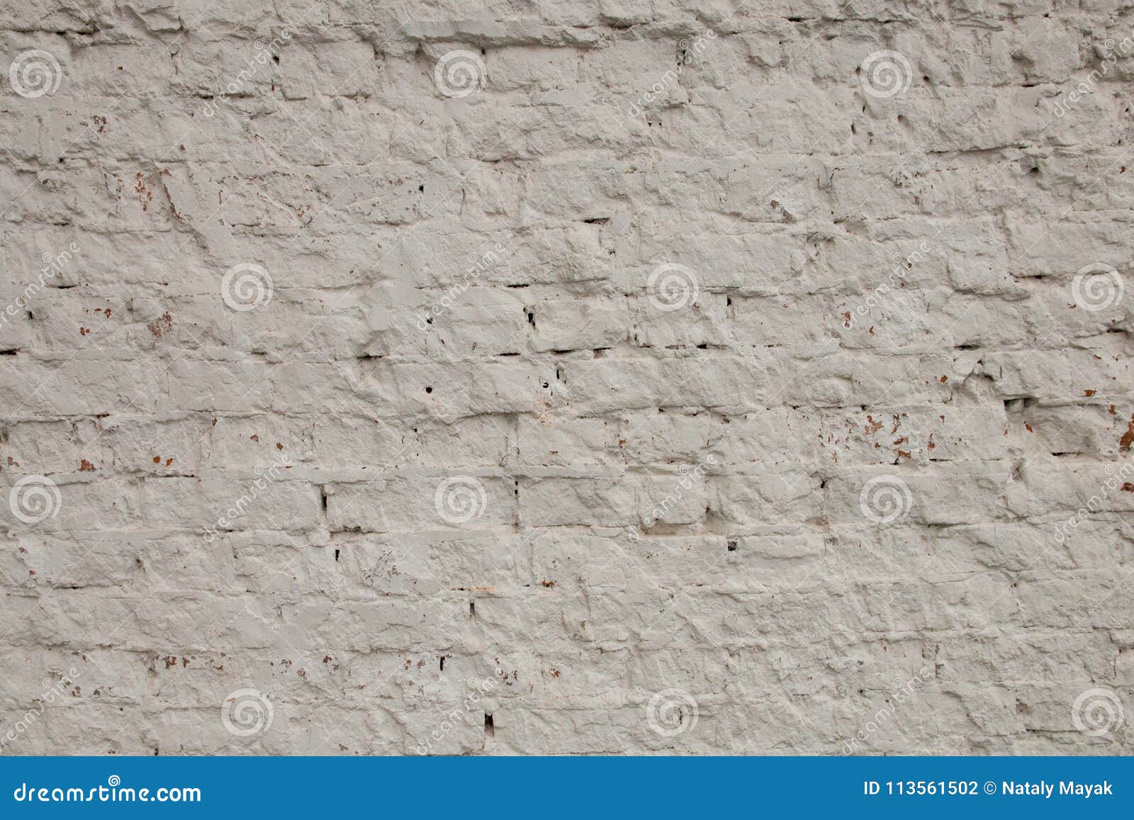 Textured Painted White Brick Wall, Texture Stock Photo - Image of ...