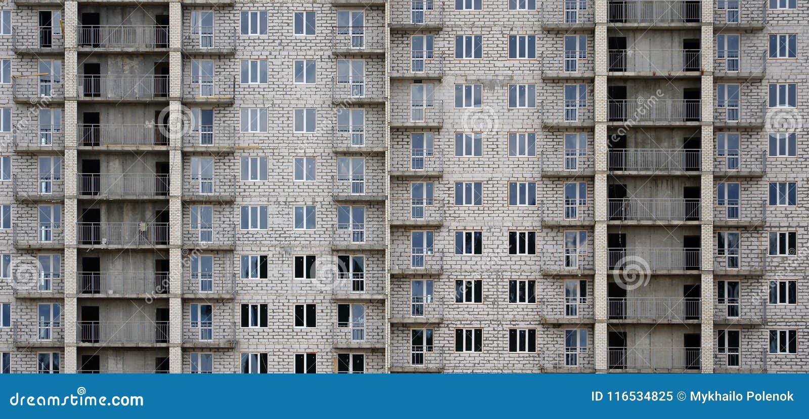 Textured Pattern of a Russian Whitestone Residential House Building ...