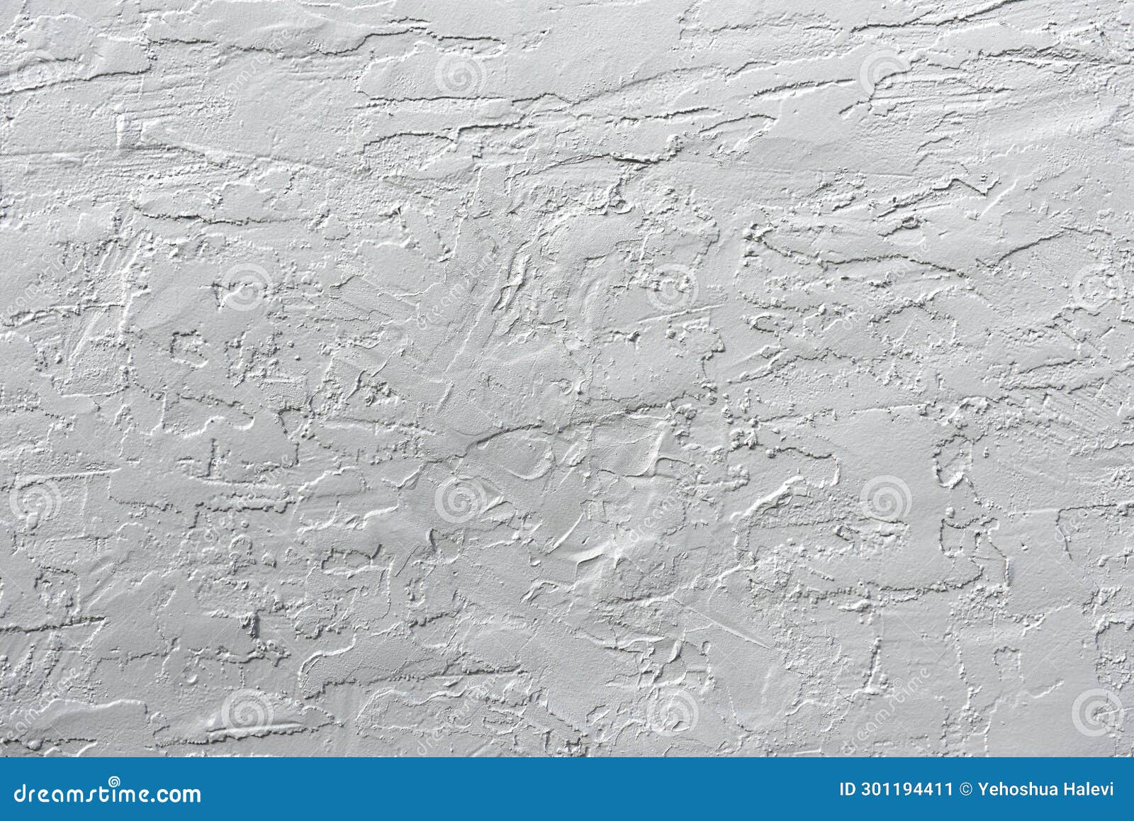 Textured, Patterned, White Stucco Exterior Cement Wall Section Stock ...
