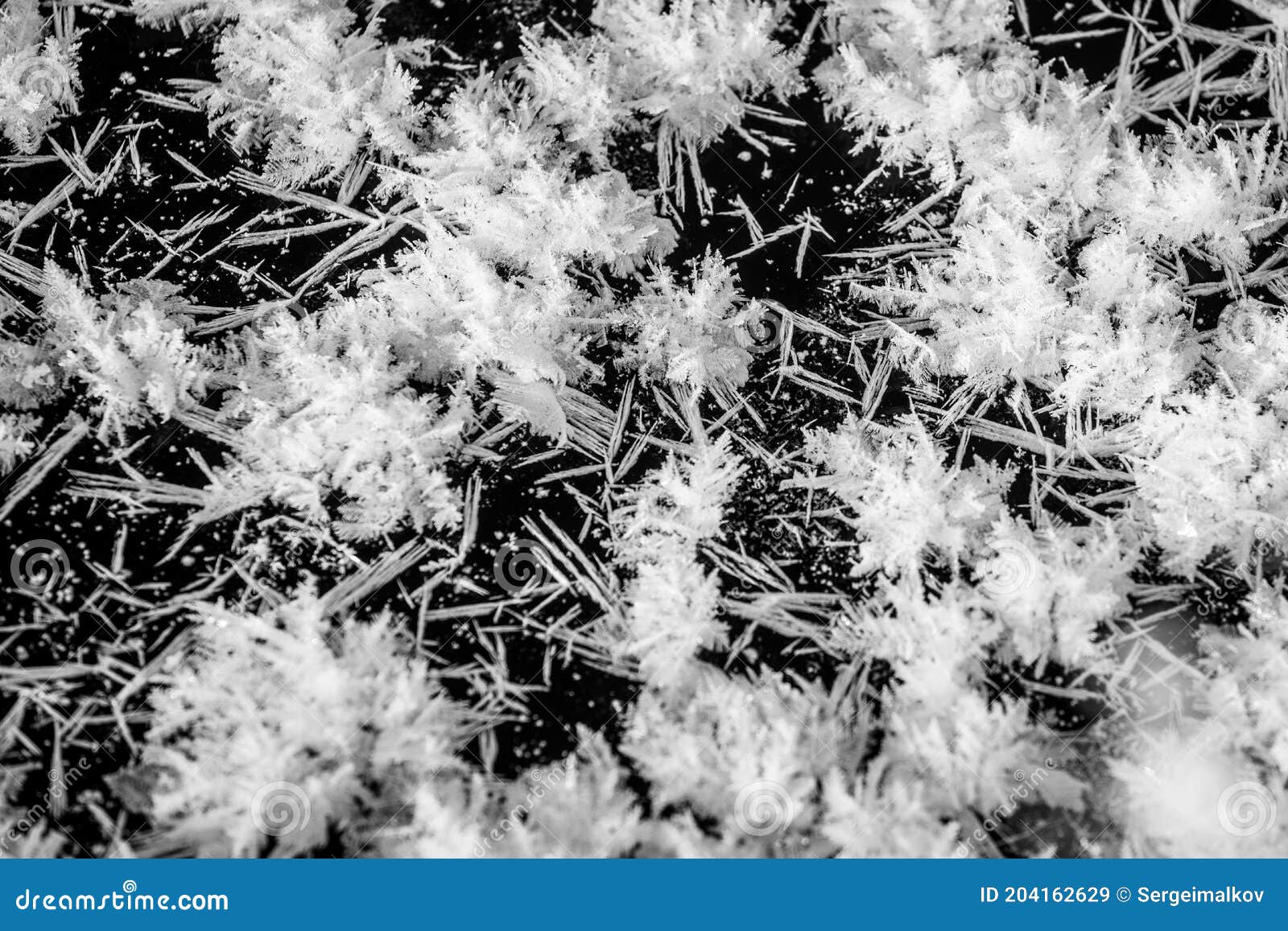 Textured Patterns on Melted Ice Stock Image - Image of girl, outdoor ...