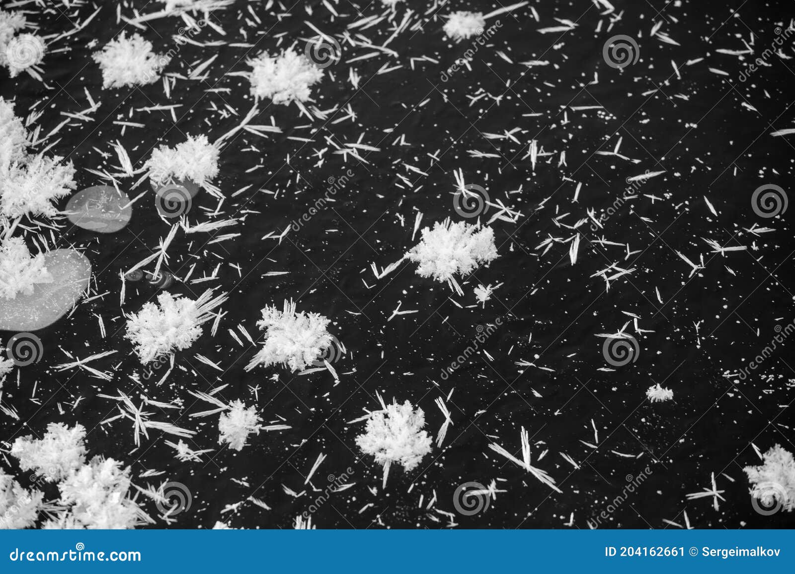 Textured Patterns on Melted Ice Stock Image - Image of sport, mountain ...