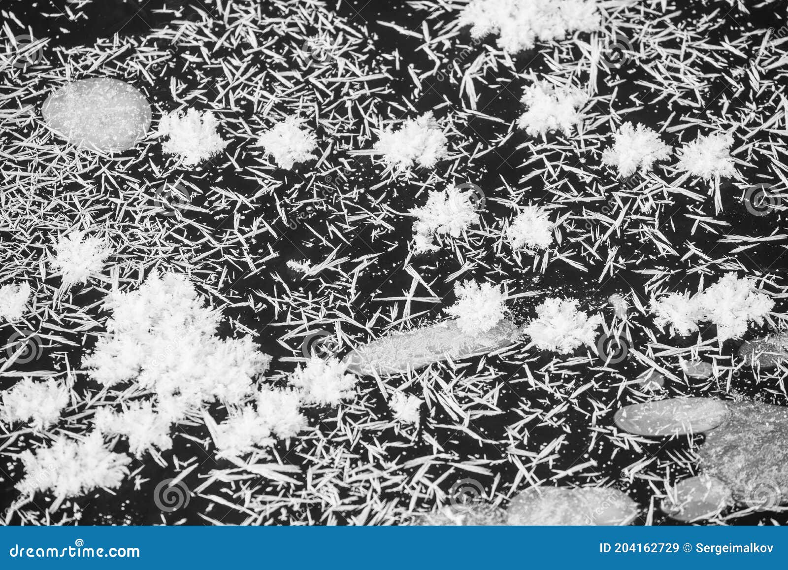 Textured Patterns on Melted Ice Stock Image - Image of reads, textured ...