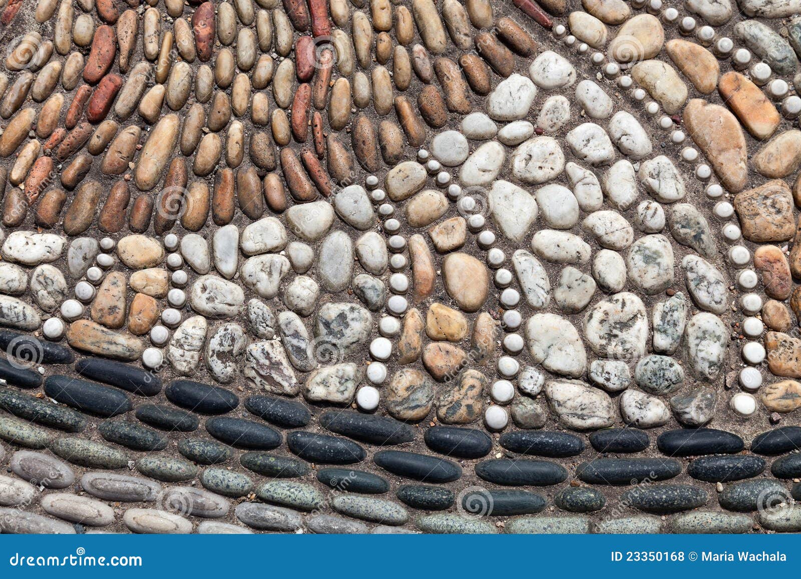 Textured pebble pavement stock photo. Image of rough - 23350168
