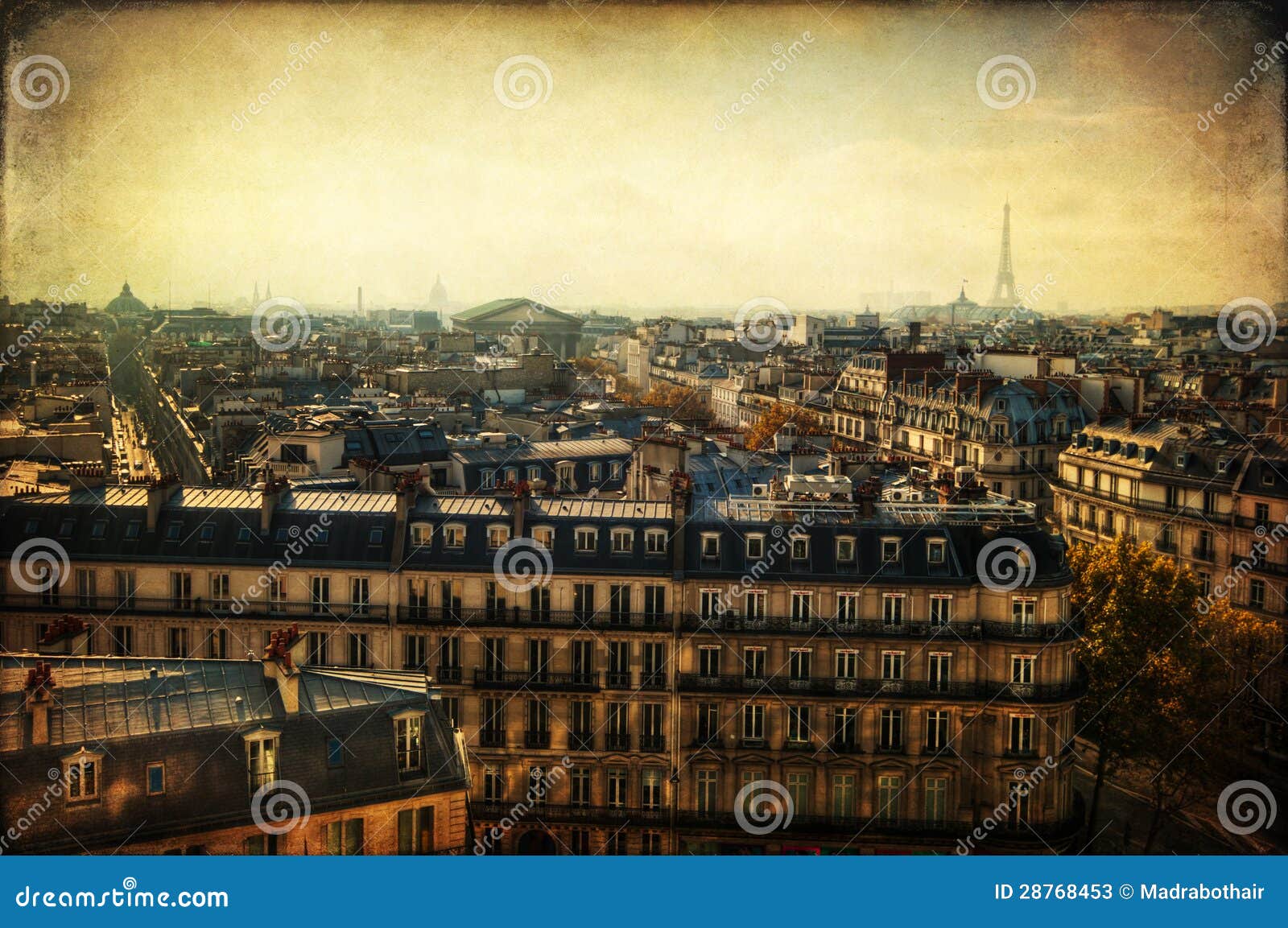 Textured Picture from Paris Stock Image - Image of vintage, space: 28768453