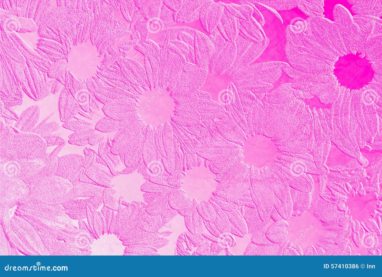 Textured Pink Bright Flowers Stock Illustration - Illustration of petal ...
