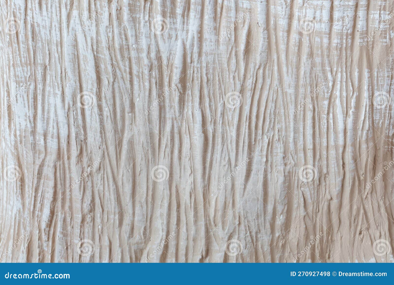 Textured Plaster in the Form of Lines. Wall Decoration Stock Photo ...