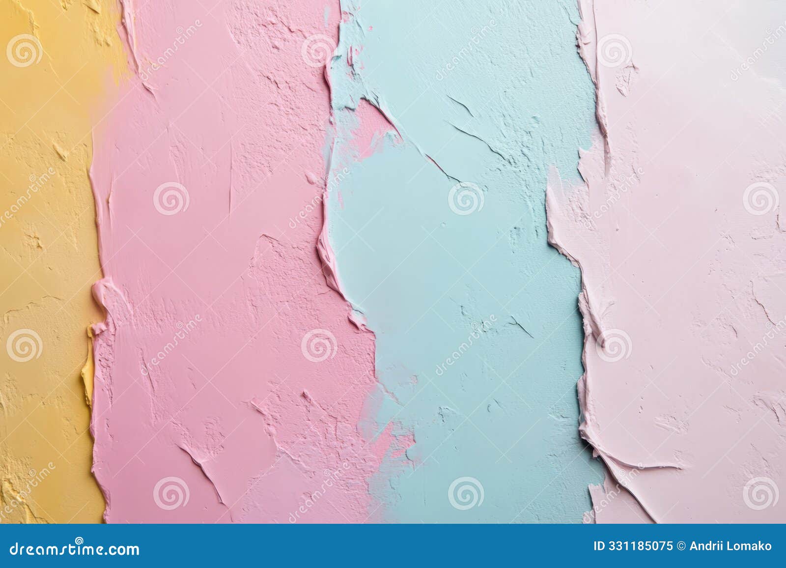 Textured Plaster Wall with Pastel Colors in a Modern Setting Stock ...