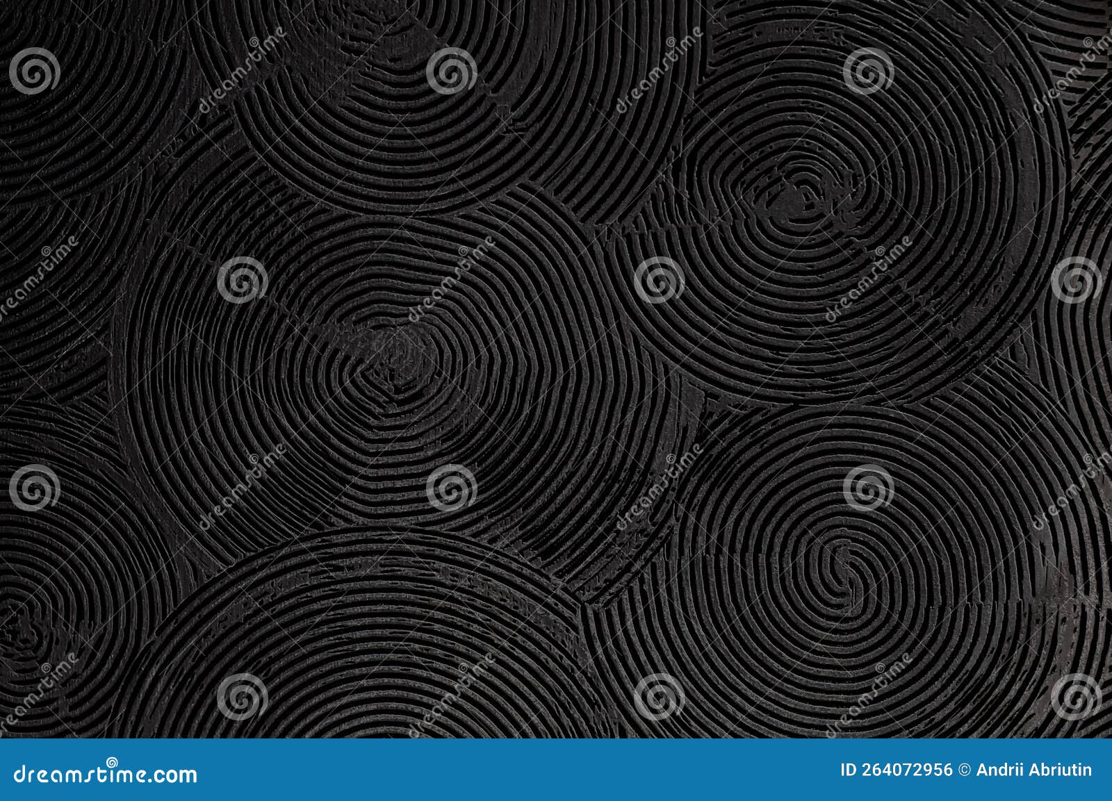 Textured Plaster for Walls, Patterns in the Form of Rings. the Texture ...