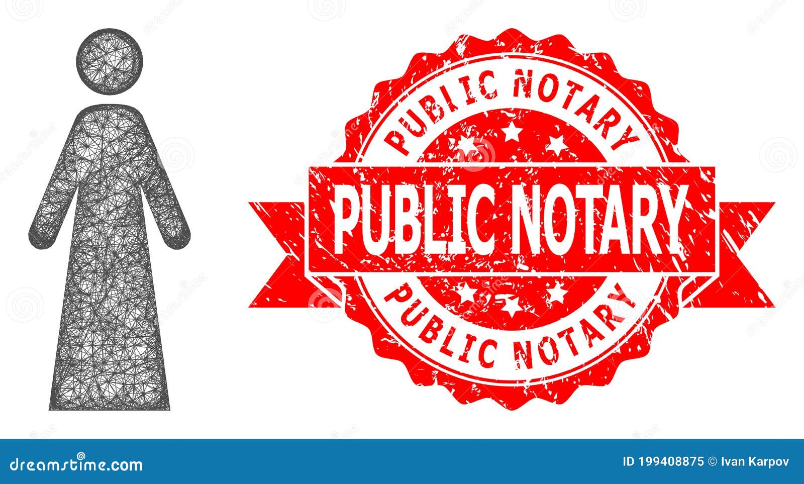 Textured Public Notary Seal and Hatched Woman Icon Stock Vector ... Textured Public Notary Seal and Hatched Woman Icon Stock Vector ...