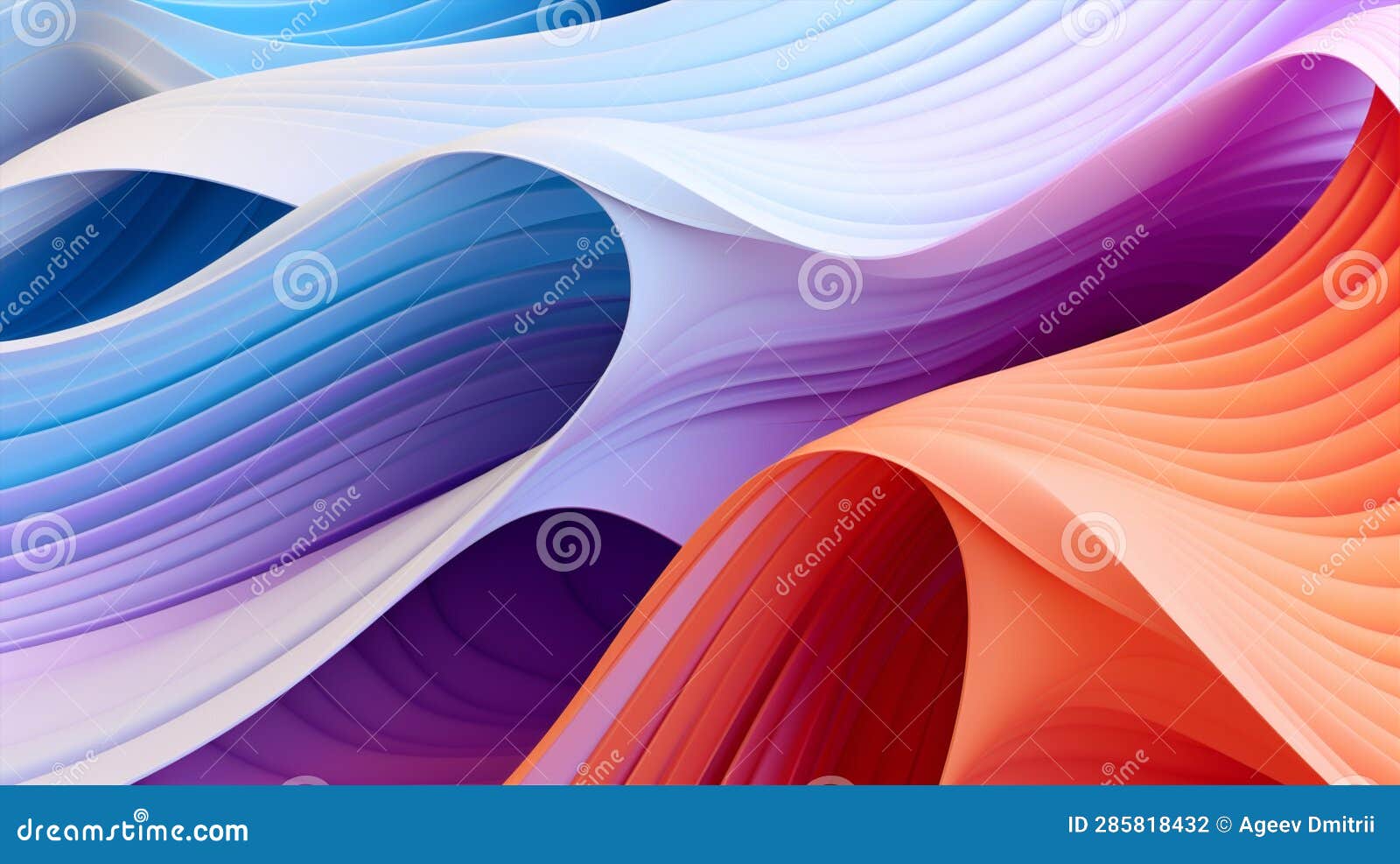 Bright Rainbow Abstract Graphic Geometry Background Design Light ...