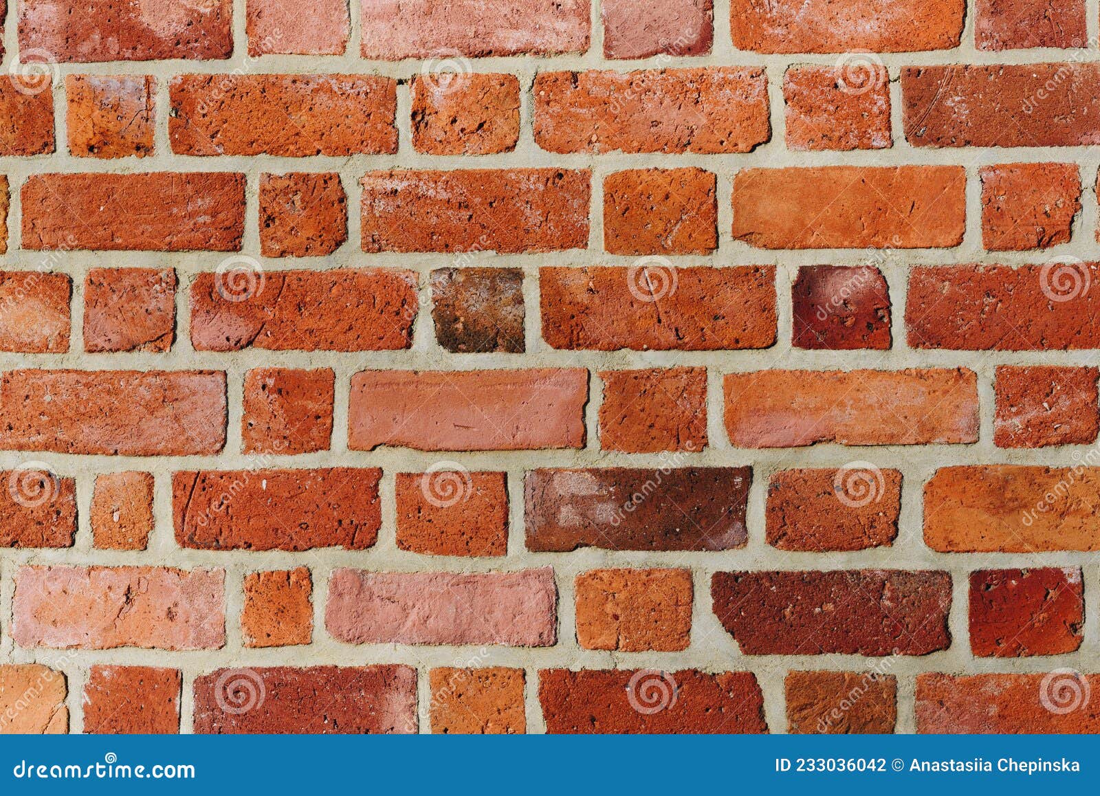 Textured Red Brick Wall Background or Backdrop, Rectangular Red ...
