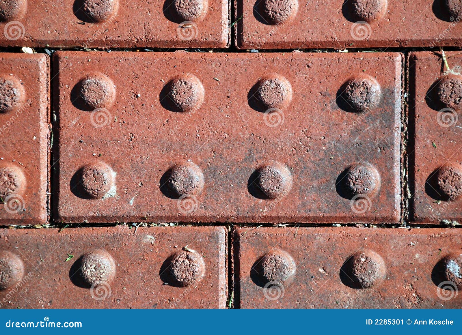 Textured Red Bricks Picture. Image: 2285301