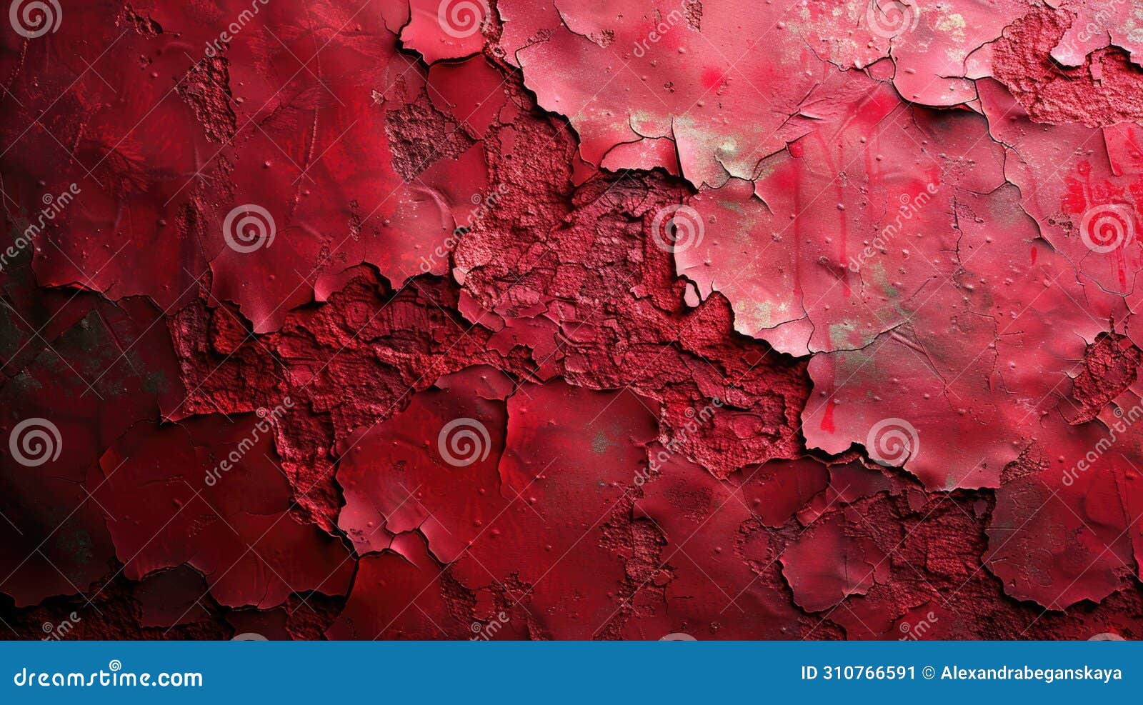 Textured Red Peeling Paint Surface Stock Illustration - Illustration of ...