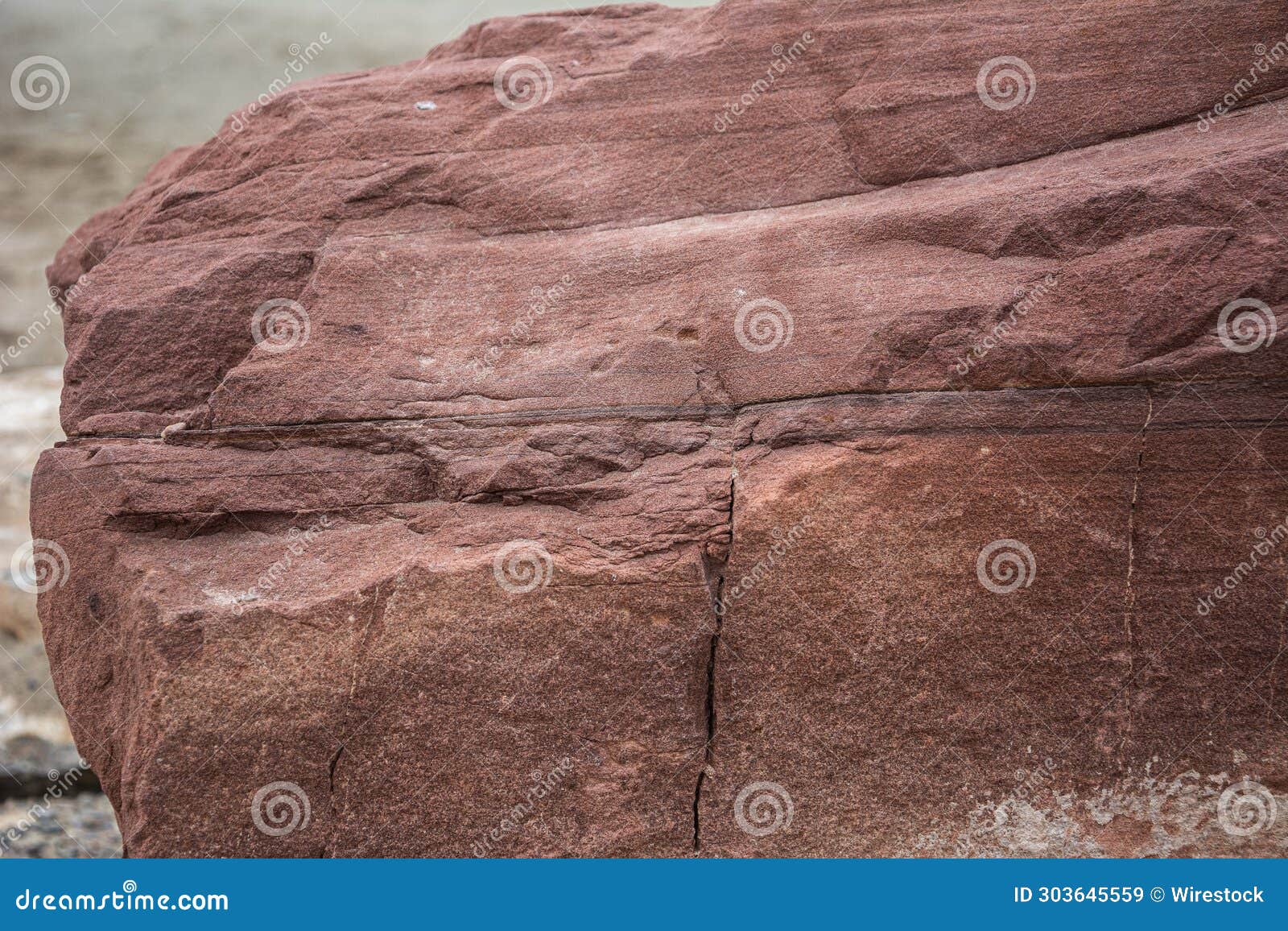 Rock Eroded by Wind and Water Stock Image - Image of nature, geological ...