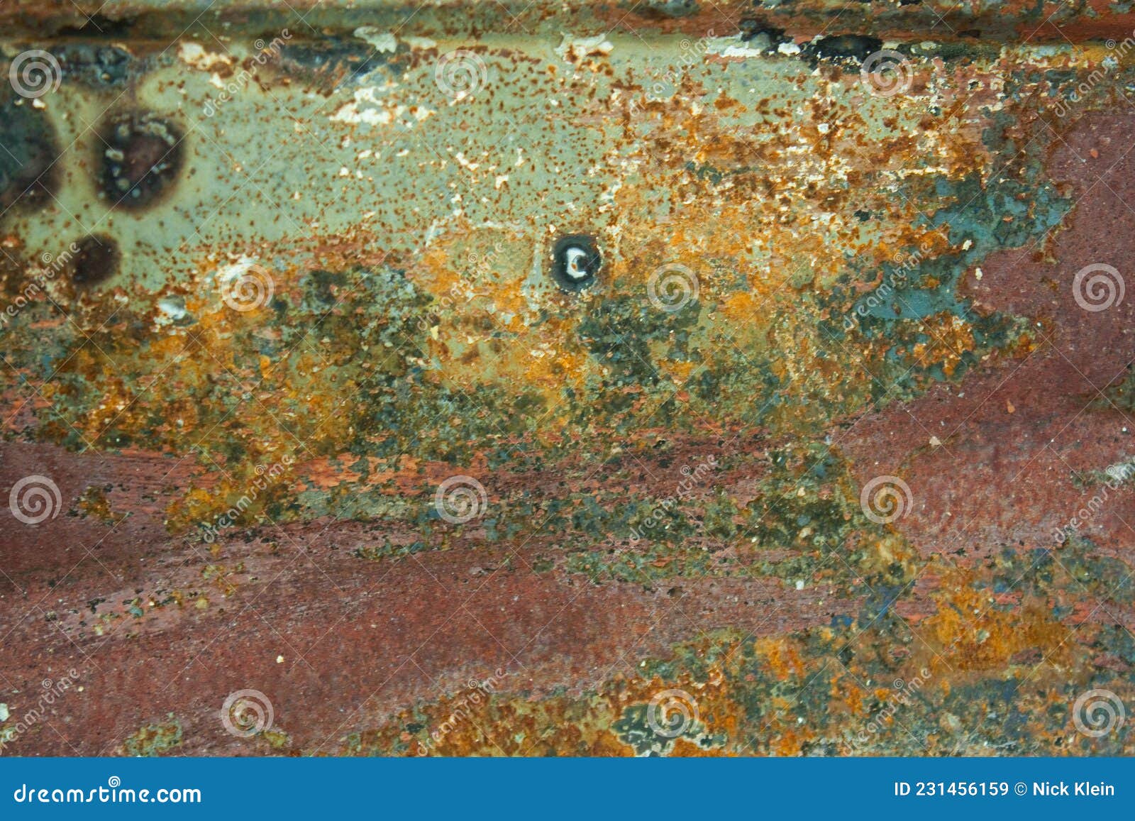 Textured Rough Rust Background with Pits Stock Image - Image of ...