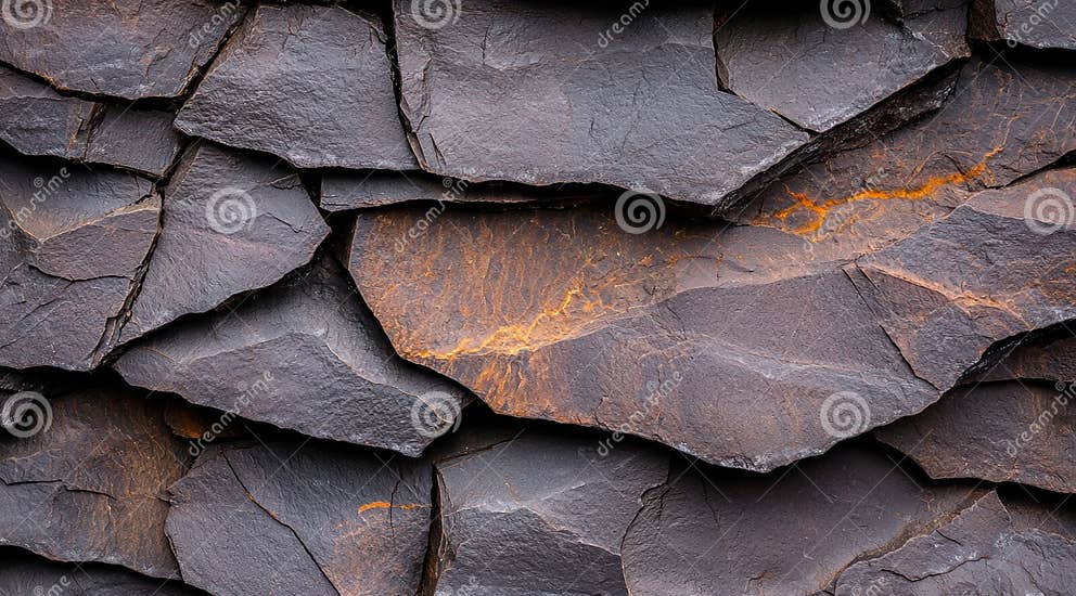 Textured Slate Rock Wall Background Stock Illustration - Illustration ...
