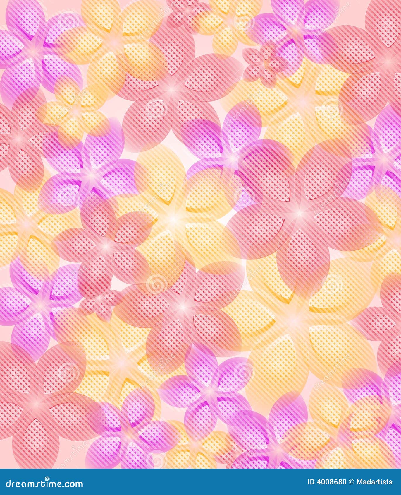 Textured Spring Flowers Background Stock Photography | CartoonDealer ...